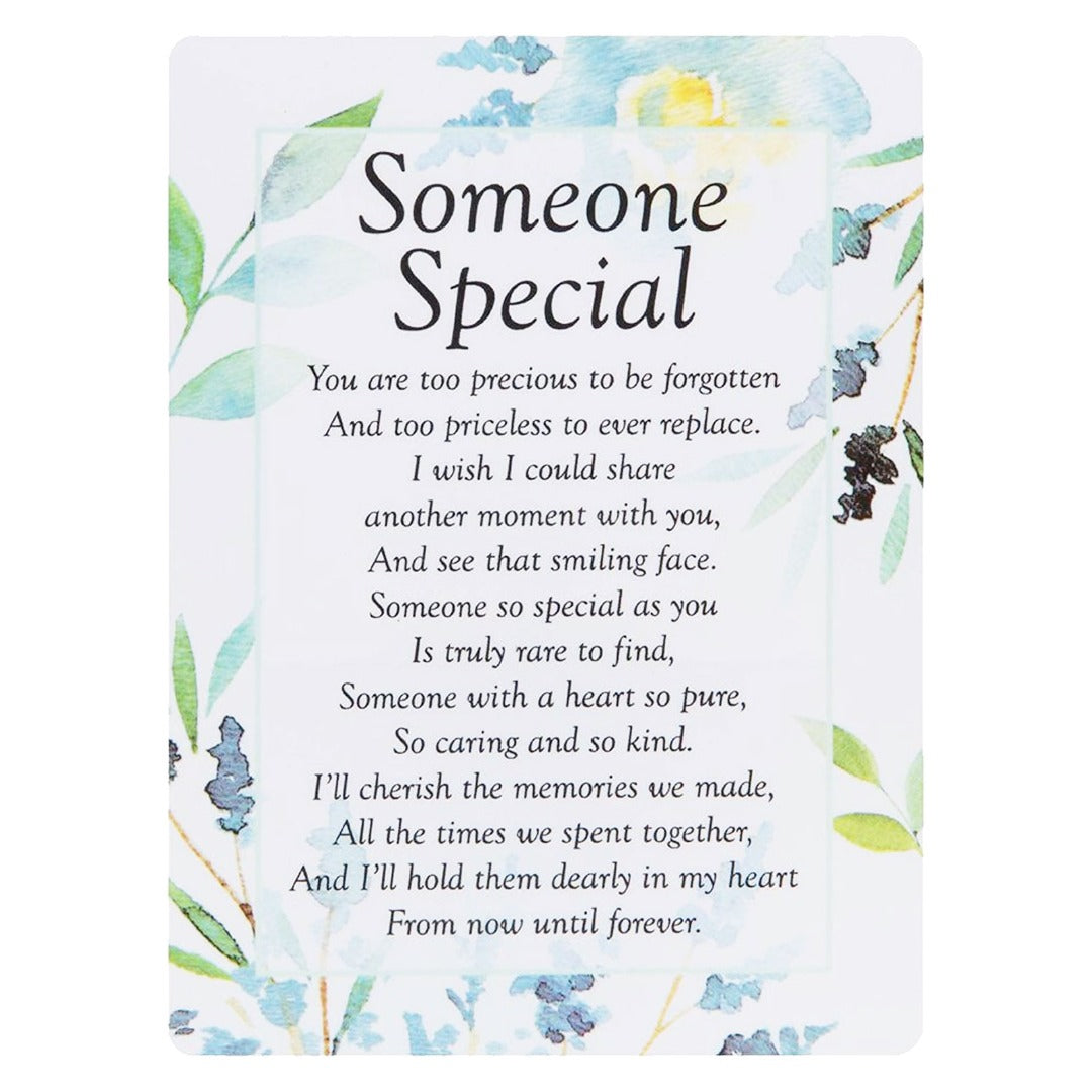 Someone Special Floral Memorial Remembrance Card – Angraves Memorials